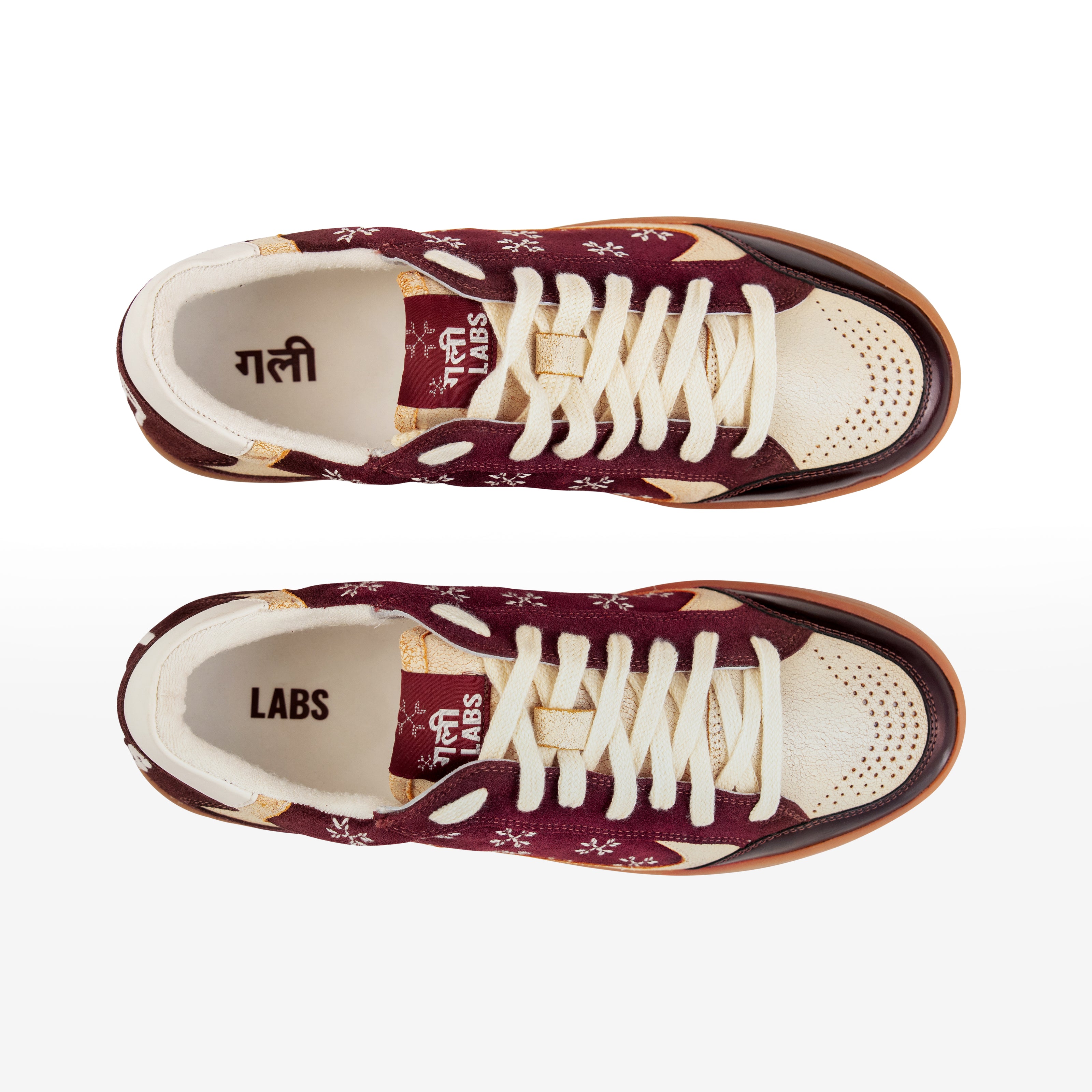 Barfi Burgundy | Limited Edition Suede Sneaker – Gully Labs