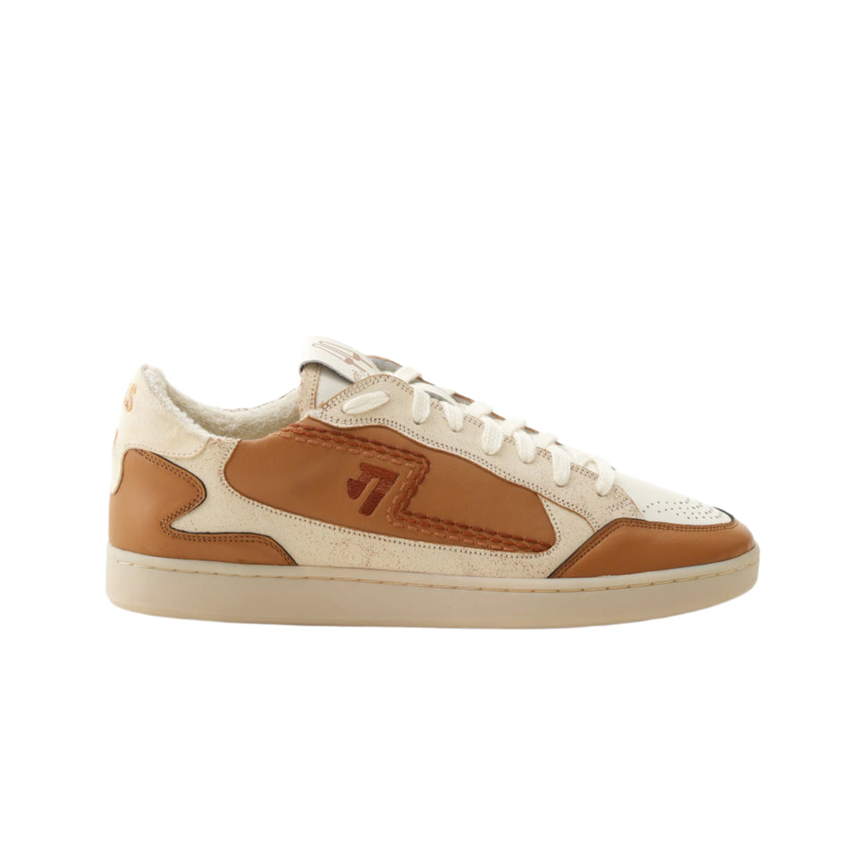 Gully Number 001 | Kulfi Badaam White & Brown Leather Sneakers | Shoes ...